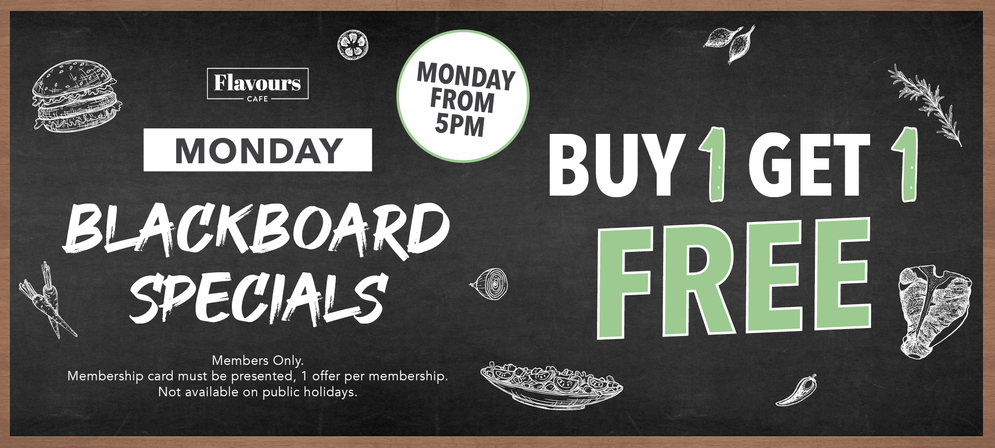 Monday Blackboard Special - Panthers Glenbrook