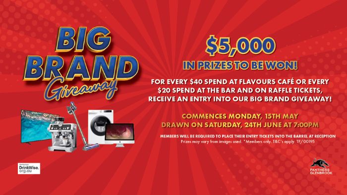 Big Brand Giveaway - Panthers Glenbrook